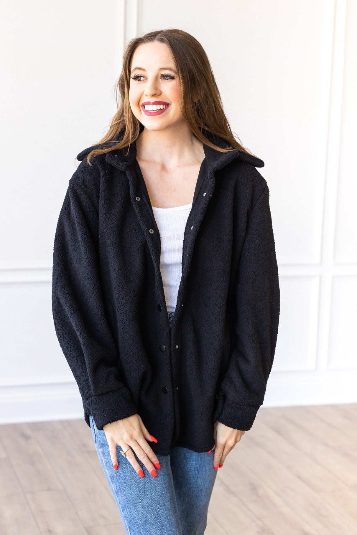 The Love Shacket,Black – Grace+Emma