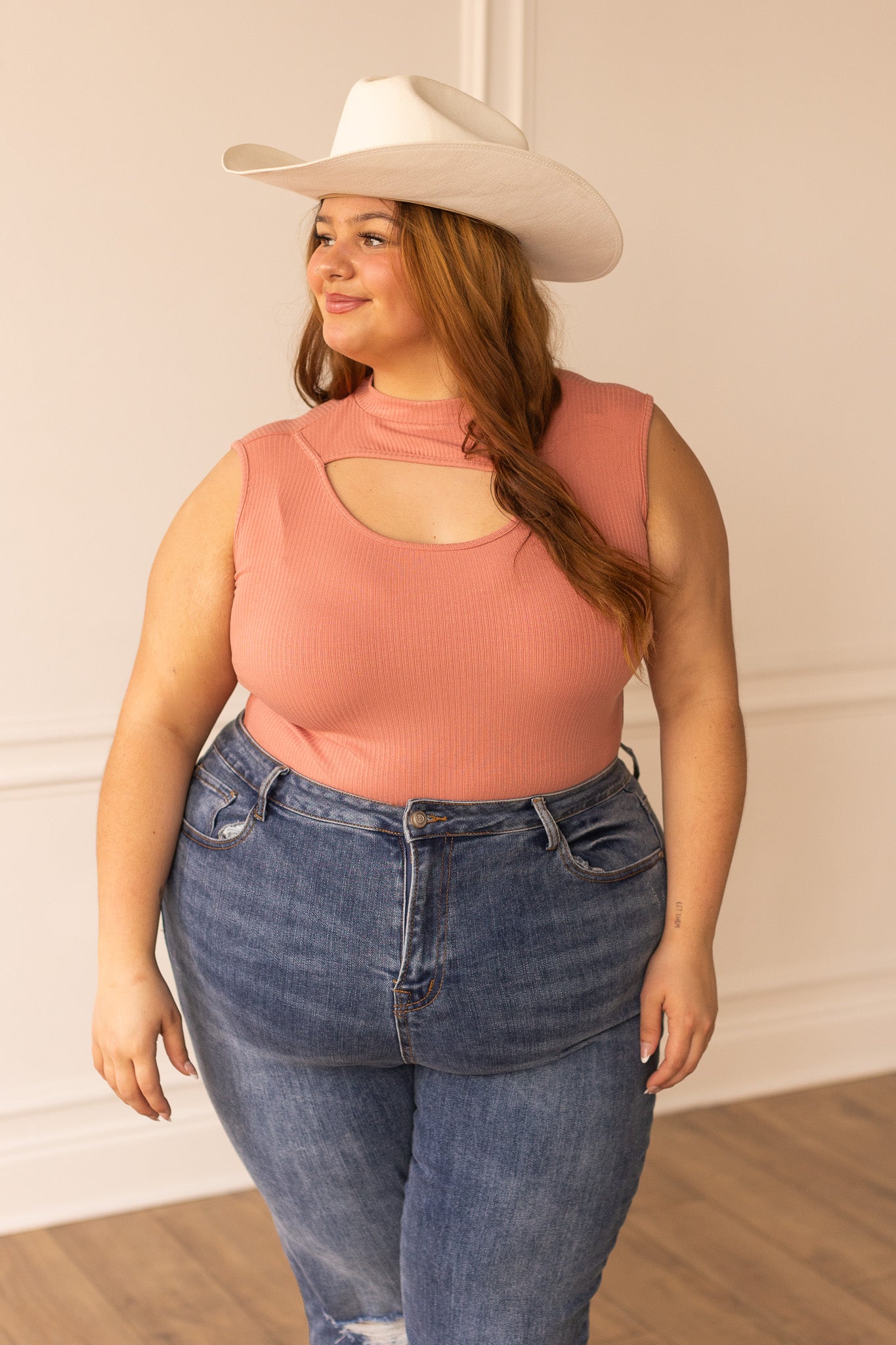 Feeling Chic Peach crop top – GRACE+EMMA®